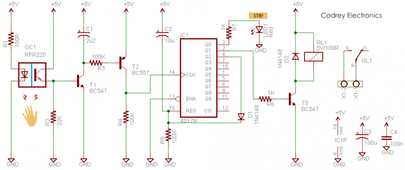 Mini PCB Drill Speed Controller v1 - Codrey Electronics
