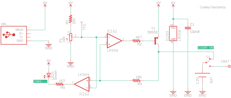 USB LED Flashlight - Codrey Electronics