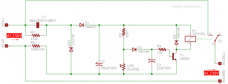 DTDC Switch for Outdoor/Street Lamp - Codrey Electronics