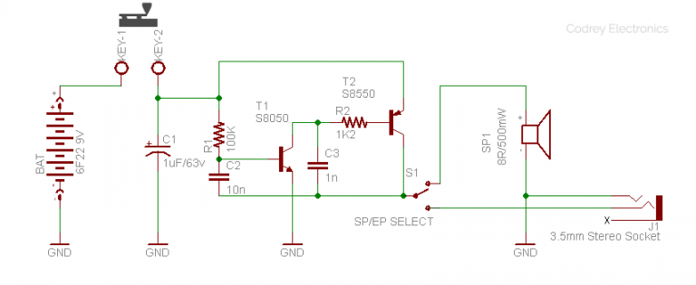 Morse Code Practice Oscillator Codrey Electronics