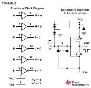 CMOS Toggle Switch with CD4049 - Codrey Electronics
