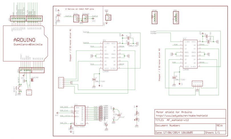L293D Arduino Motor Driver Shield – A Quick Walk - Codrey Electronics