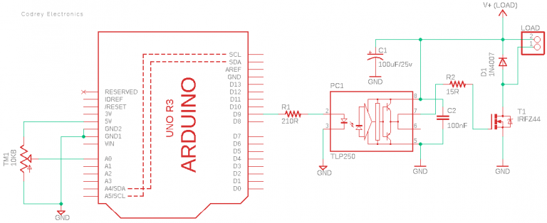 Universal PWM Driver – Arduino Project - Codrey Electronics