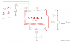 Tricolor Temperature Display - Codrey Electronics