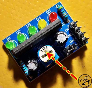 KA2284 LED Level Meter v1 - Codrey Electronics