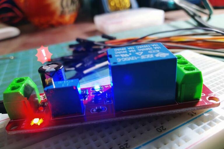 NE555 0-10S Delay Timer Relay Module - Codrey Electronics