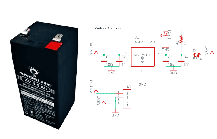 Charge sla battery store