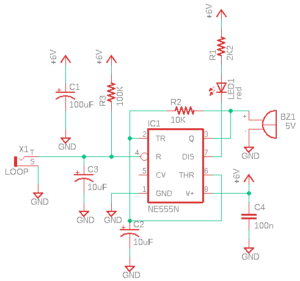 Mini Alarm Loop v1 - Codrey Electronics